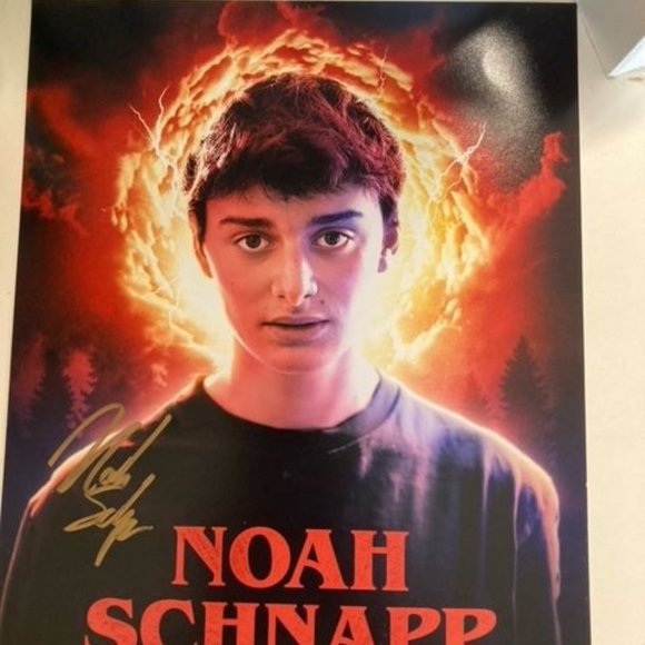 Art | Noah Schnapp Signed Poster | Poshmark